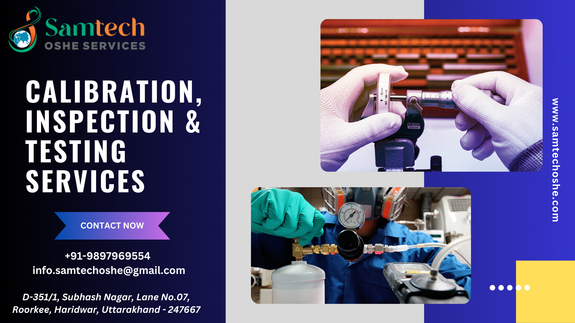 Calibration, Inspection & Testing Solutions - Samtech Oshe Services